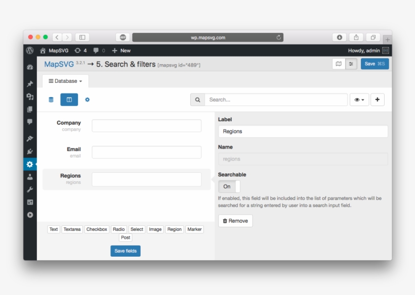 Go To Menu > Database Tab And Click On Edit Fields - Wordpress - Free ...