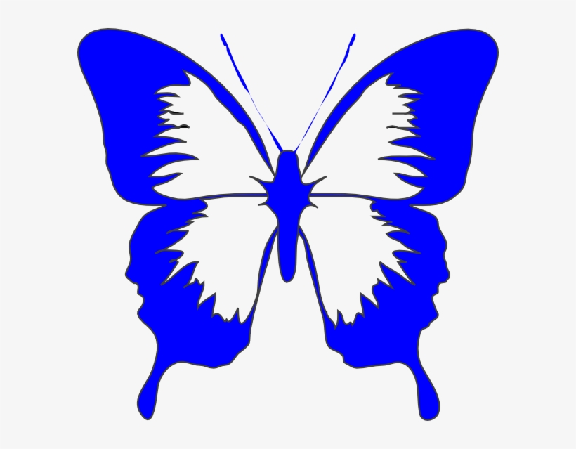 Butterflies Clipart Royal Blue - Butterfly Clip Art - Free Transparent ...