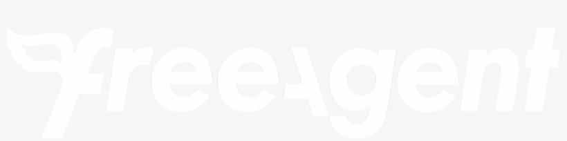 White Freeagent Logo For Use On Dark Or Patterned Backgrounds - Free ...