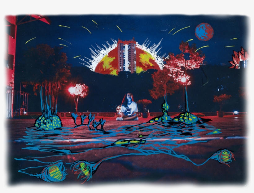 In This Panel, We Have The Main Character Seen Sitting - Painting ...