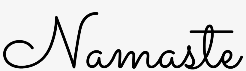 Namaste Png Pic - Cursive Font Free - Free Transparent PNG Download ...