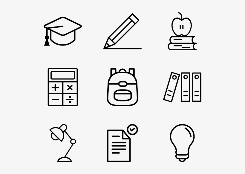 School - Motivation Icon Transparent Background - Free Transparent PNG ...