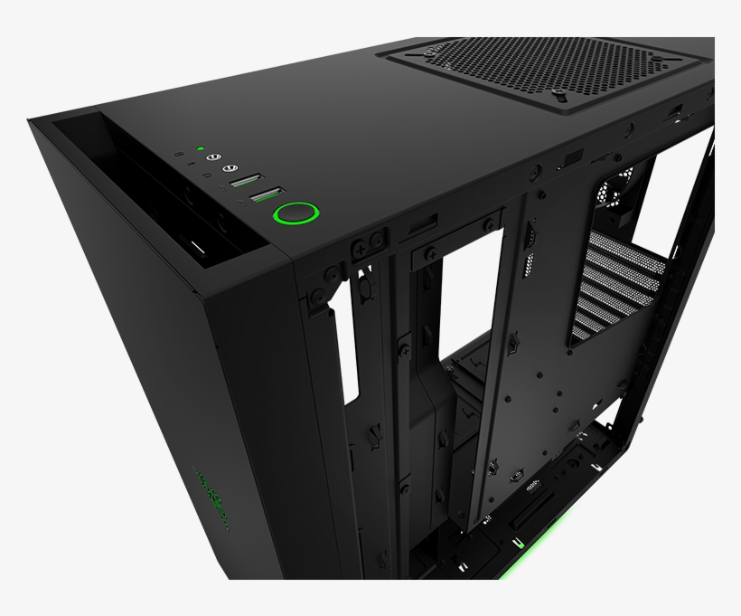 Nzxt S340 Razer Edition Black - Free Transparent PNG Download - PNGkey