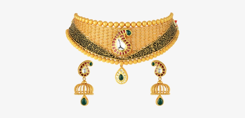 Orra Gold Set Necklace - Jolri Png - Free Transparent PNG Download - PNGkey