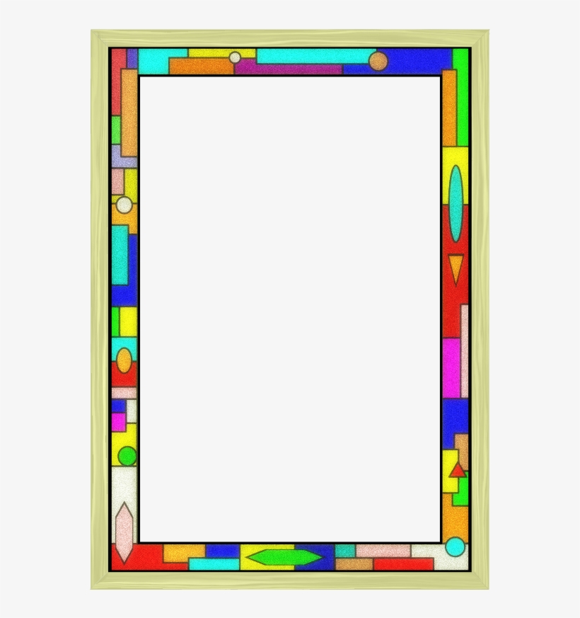 Stained Glass Frame Clip Art