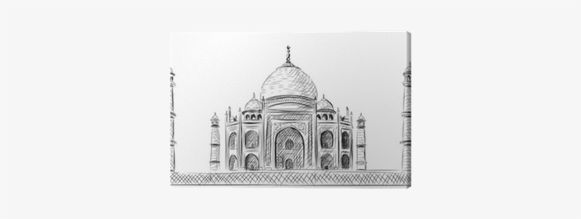 Vector World Famous Landmark Collection - Taj Mahal - Free Transparent ...
