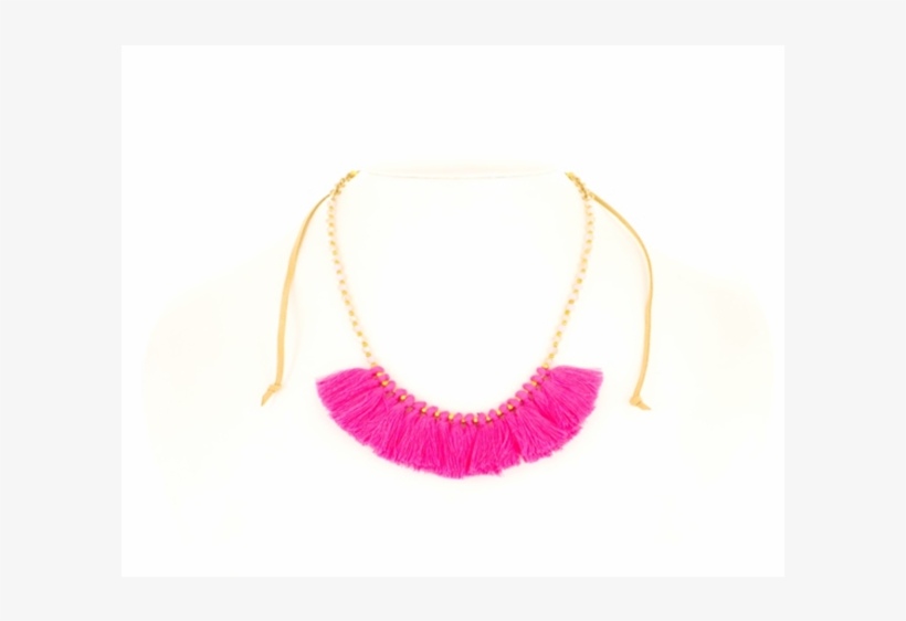 Pink Tassel Necklace - Chain - Free Transparent PNG Download - PNGkey
