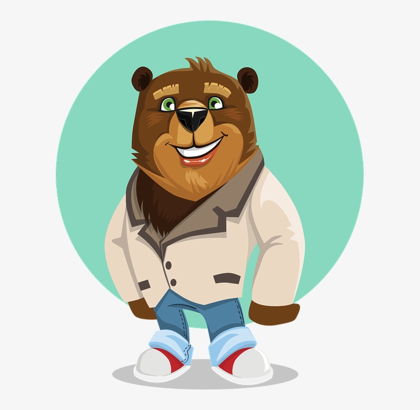 Vector Bear Animated - Papa Bear Clip Art - Free Transparent PNG ...