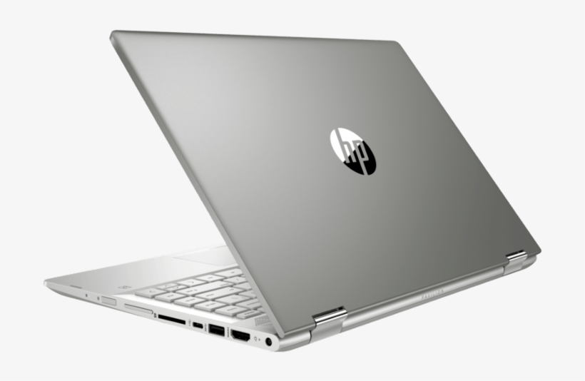 Left Rear Facing - Hp Pavilion X360 Silver - Free Transparent PNG ...