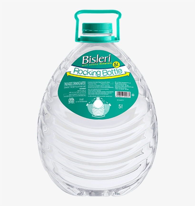 Bisleri 5 Litre Can Pack Of - Bisleri Bottle - Free Transparent PNG ...