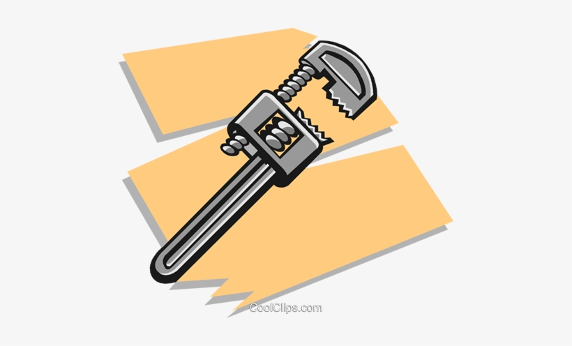Pipe Wrench Vector Clip Art