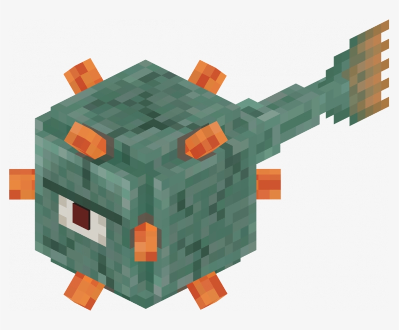 781px-guardian - Guardian From Minecraft - Free Transparent PNG ...