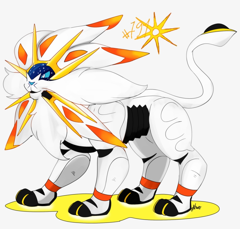 Solgaleo Par - Drawing - Free Transparent PNG Download - PNGkey