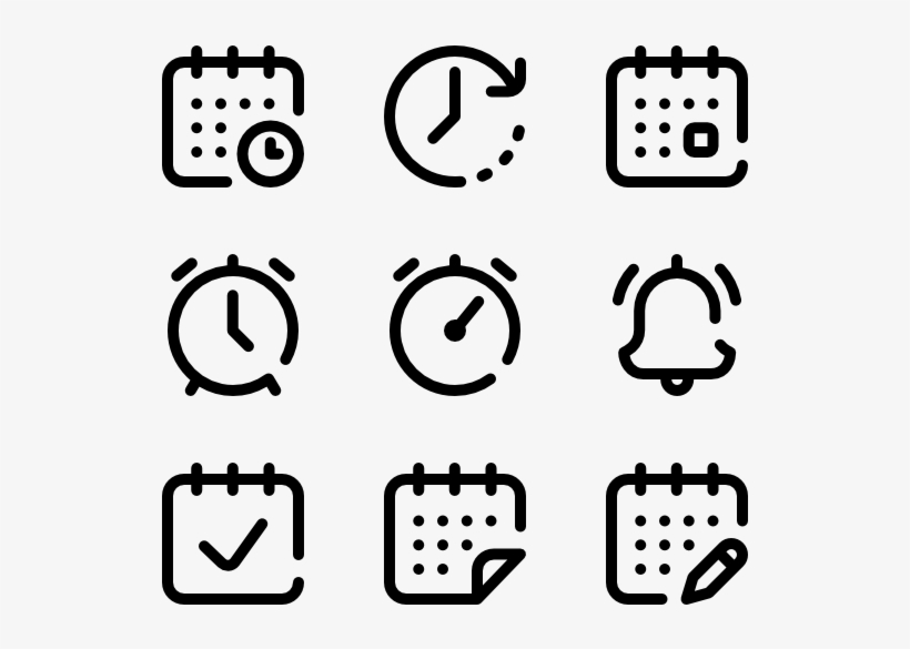 Calendar & Date 40 Icons - Information Technology Icon Png - Free ...