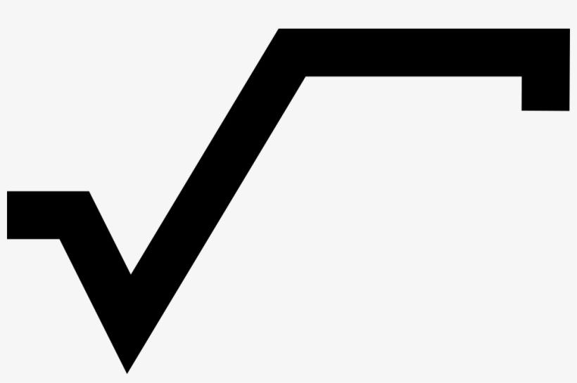 Png File - Square Root Sign Png - Free Transparent PNG Download - PNGkey