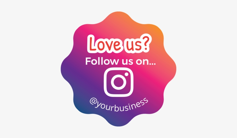 Like Us On Instagram Sticker - Free Transparent PNG Download - PNGkey