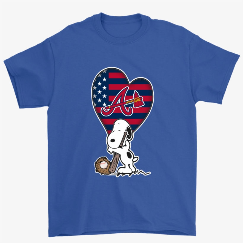 Atlanta Braves Snoopy Baseball Sports Shirts - Shirt - Free Transparent ...