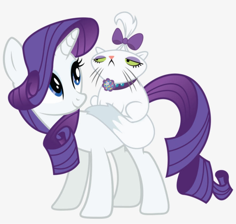 My Little Pony Rarity Png Transparent Image - Mlp Rarity And Pet - Free ...