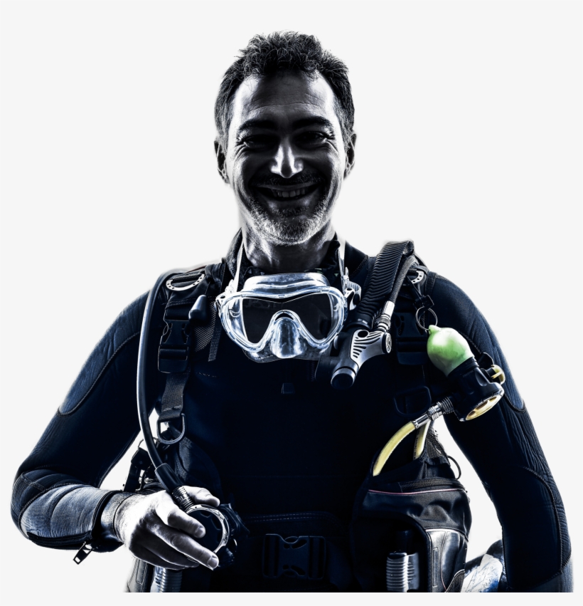 Scuba Diver Front - Underwater Diving - Free Transparent PNG Download ...