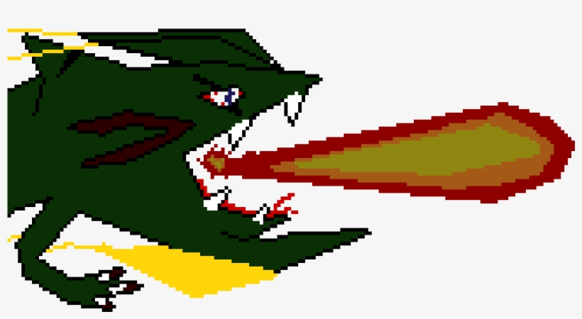 Garchomp Sharpedo Mega Rayquaza Combo - Pixel Art - Free Transparent ...