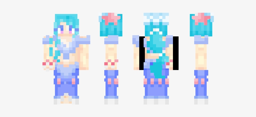 Minecraft Skin Primarina - Minecraft - Free Transparent PNG Download ...