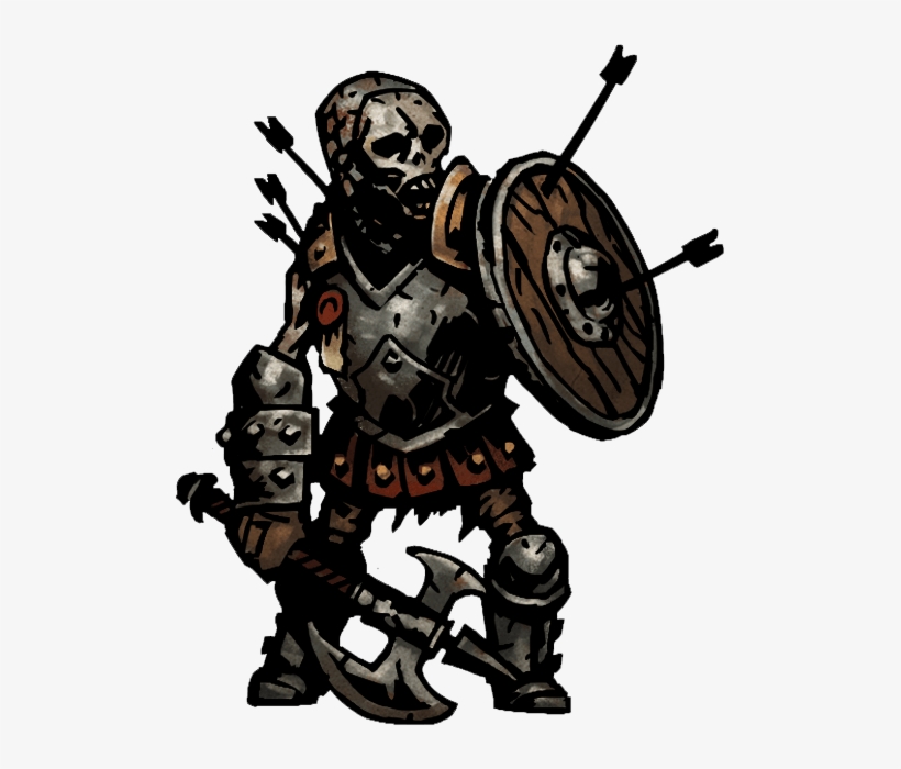 Darkest Dungeon Skeleton Enemy - Free Transparent PNG Download - PNGkey