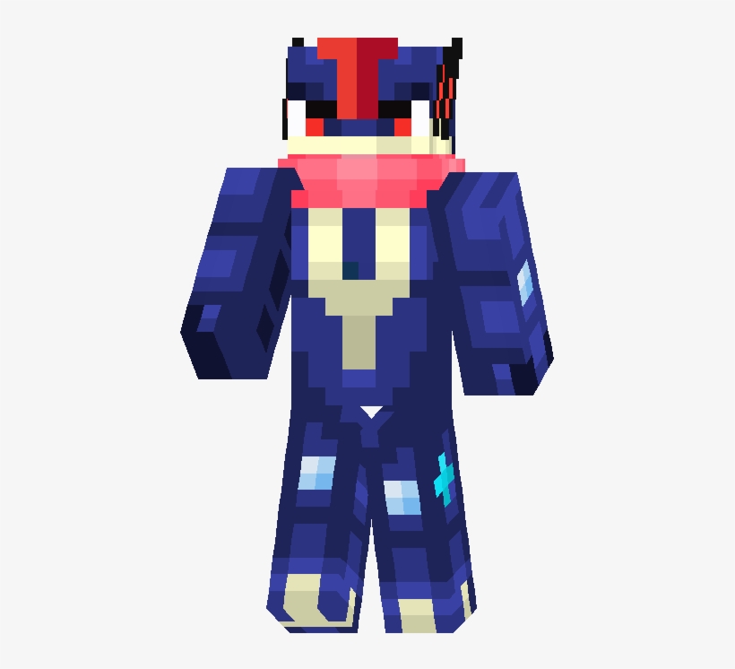 Charmander Ex - Greninja Ash Skin En Minecraft - Free Transparent PNG ...