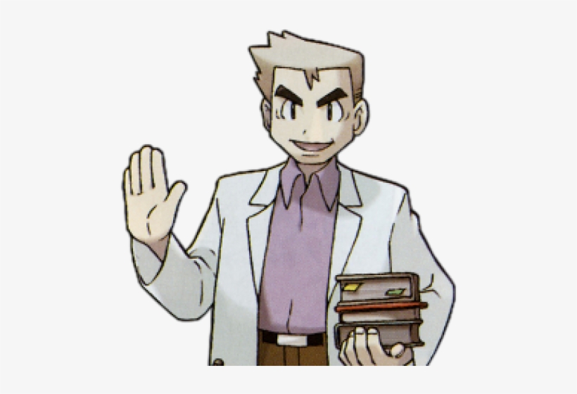 Click To Edit - Pokemon Professor - Free Transparent PNG Download - PNGkey