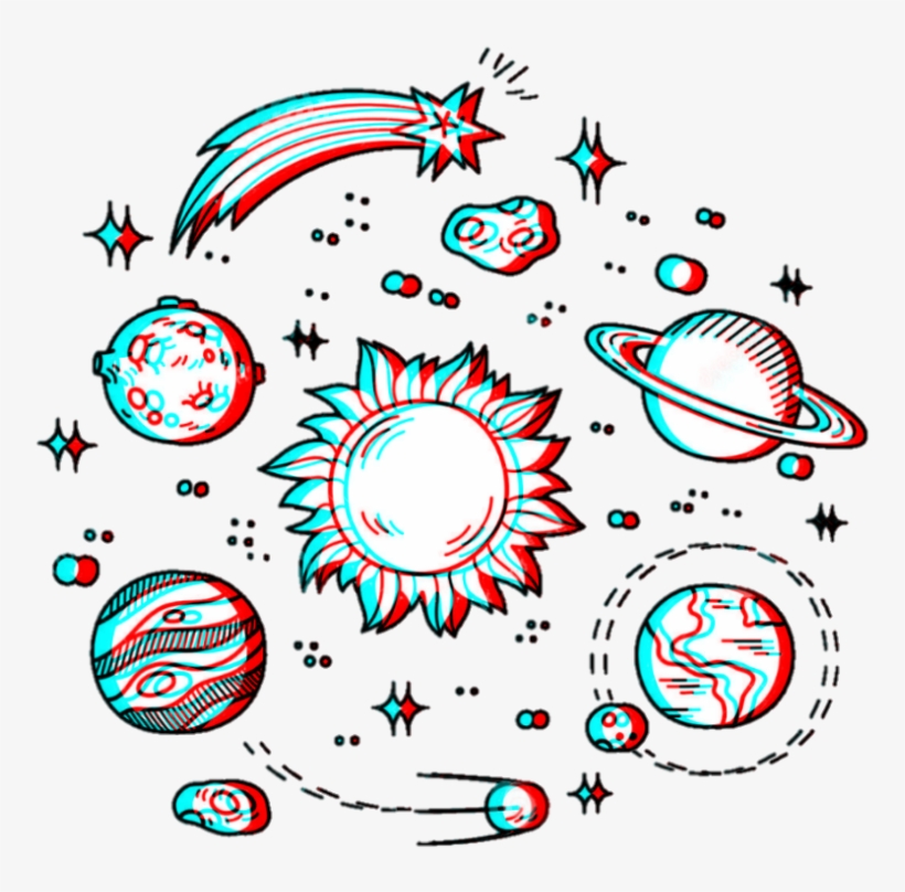 Glitch Galaxy Line Outline Pfp Overlay Overlays Icons - Aesthetic ...