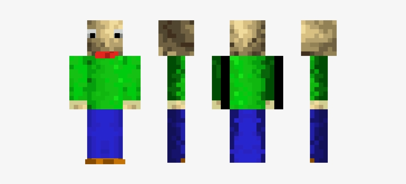 Minecraft Skin Finishhim - Baldi Skin - Free Transparent PNG Download ...