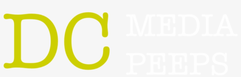 Dc Media Peeps Logo White Text Horizontal - Man Cave Art Print - Mini By Retro Designs - Free ...