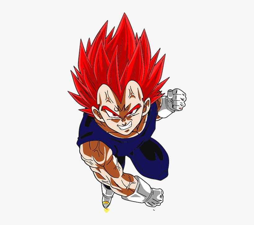 Bleed Area May Not Be Visible - Majin Vegeta God - Free Transparent PNG ...