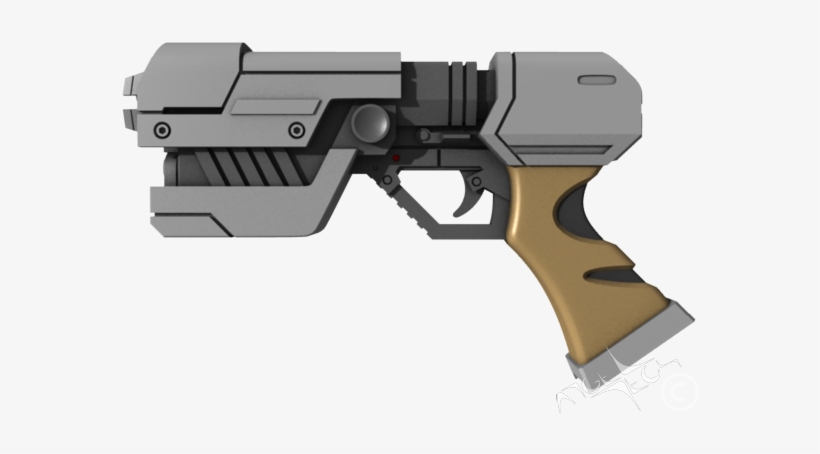 6 Scale Samus Paralyzer Gun From Metroid 3d Render - Samus Paralyzer ...