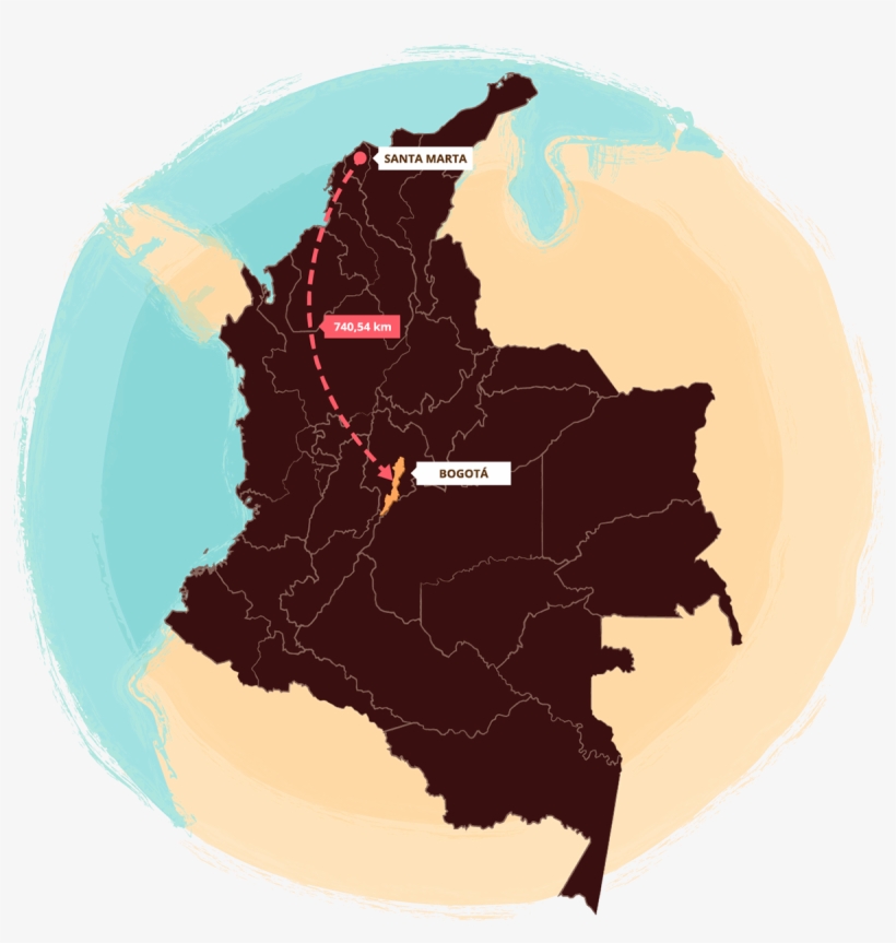 Colombian Wetland Ecosystem - Mapa De Colombia Vector - Free ...