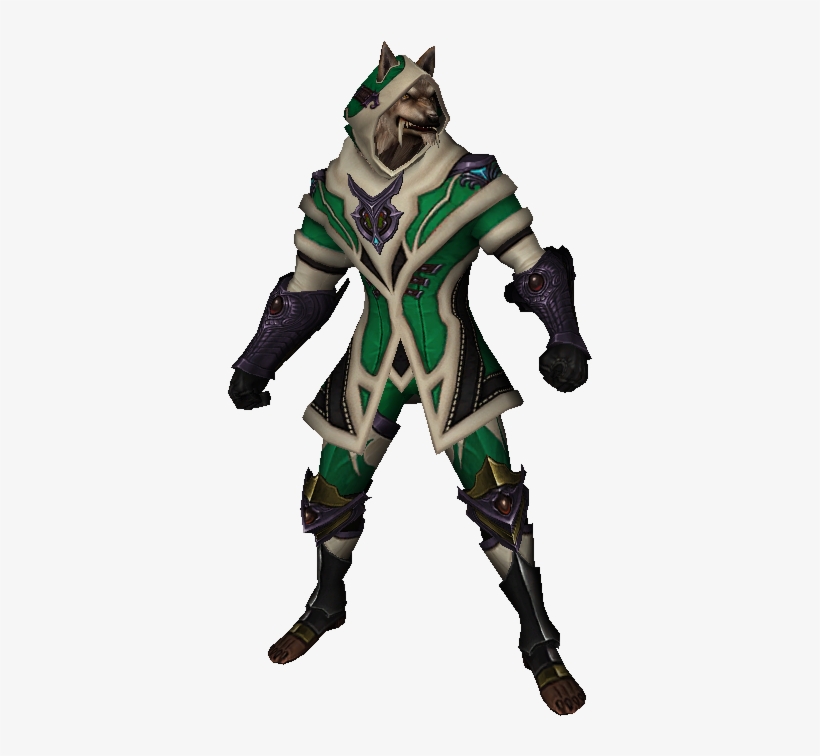Lycan Green Festive Robe - Action Figure - Free Transparent PNG ...