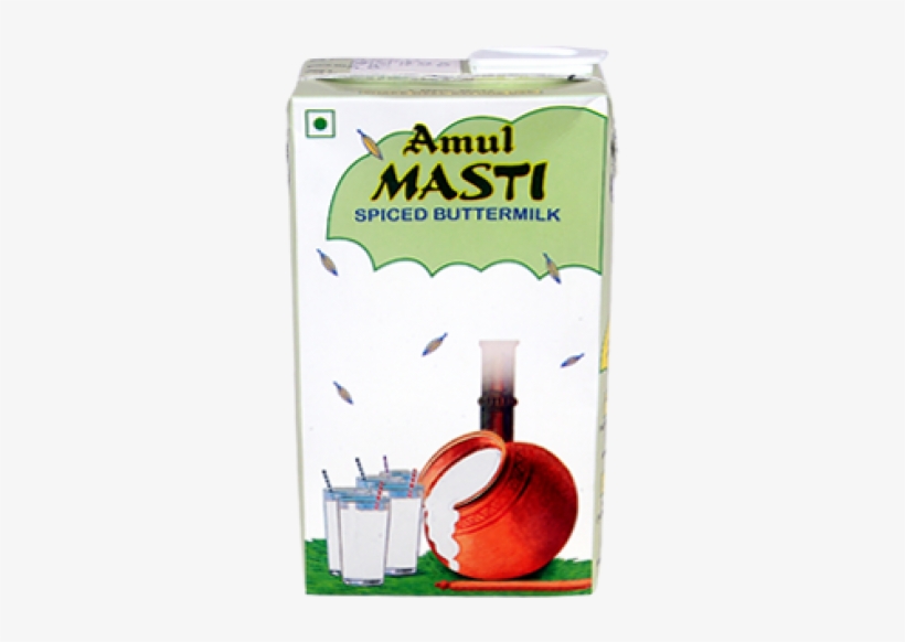 Amul Butter Milk - Amul Masti Spiced Buttermilk - Free Transparent PNG ...