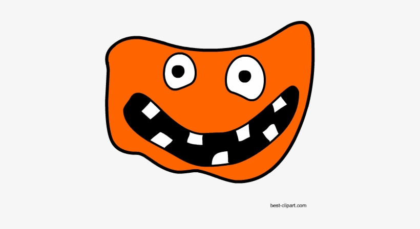 Monster Face Free Halloween Clipart - Halloween - Free Transparent PNG ...