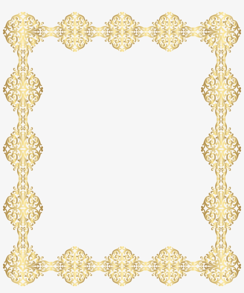 Free Transparent Fancy Border - Free Transparent PNG Download - PNGkey