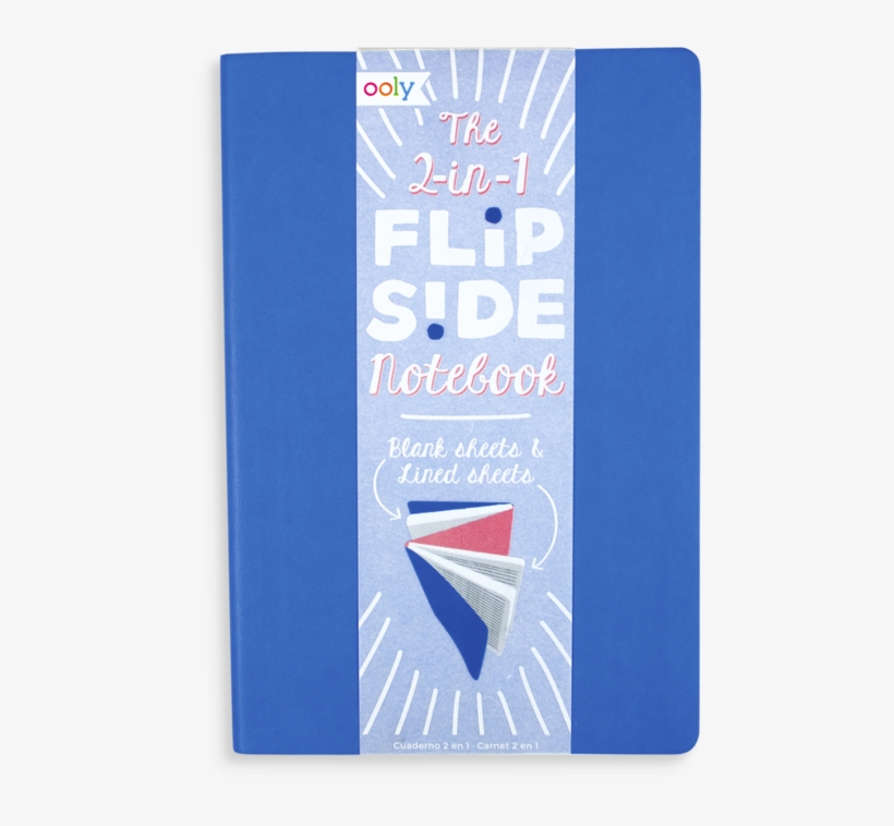 Flipside Double Sided Notebook - Blue Notepads And Notebooks By Ooly ...