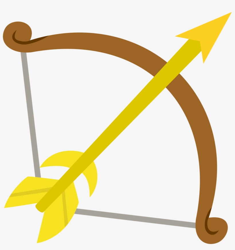 Golden Arrow-1 - Mlp Bow Cutie Mark - Free Transparent PNG Download ...
