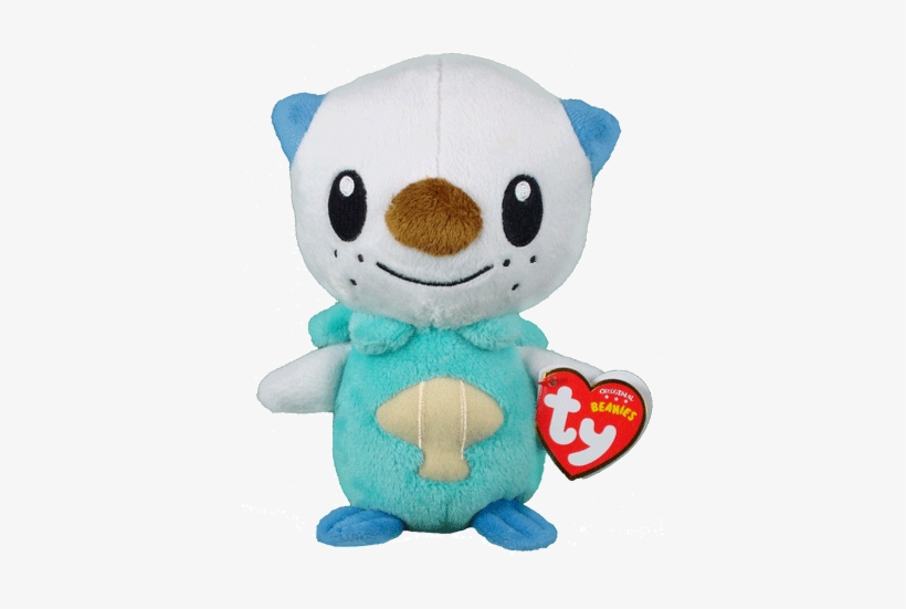 Pokemon Soft Toy - Ty Pokemon Beanie - Oshawott - Free Transparent PNG ...