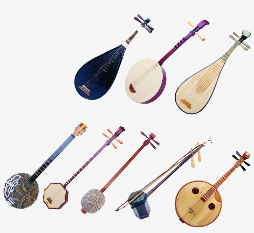 Traditional Japanese Musical Instruments Erhu Ruan - Free Transparent ...