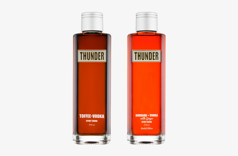 Buy Thunder - Thunder Toffee Flavoured Vodka - Free Transparent PNG ...