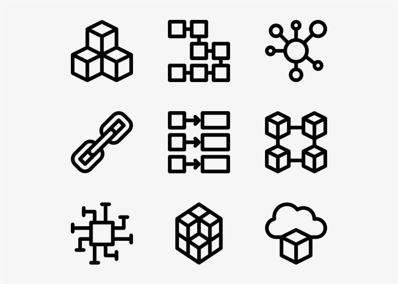 Blockchain - Business Line Icon Png - Free Transparent PNG Download ...