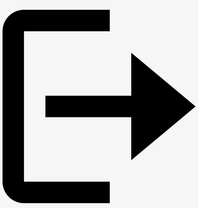 Open - Svg Log Out Icon - Free Transparent PNG Download - PNGkey