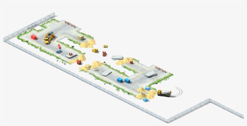 Runway Construction - Scale Model - Free Transparent PNG Download - PNGkey