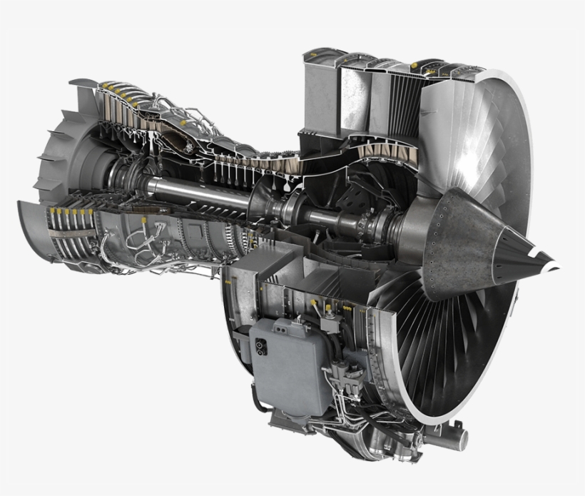 Jet Engine Turbine Cutaway - Jet Turbine Engine Cutaway - Free ...