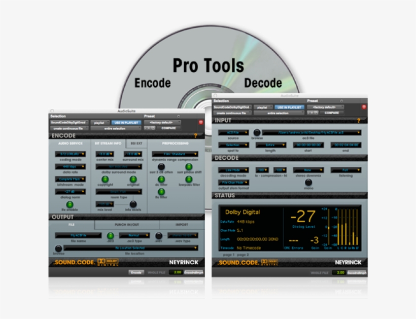 Neyrinck Scdts01 Image - Neyrinck Soundcode For Dolby Digital 2 Plug-in ...