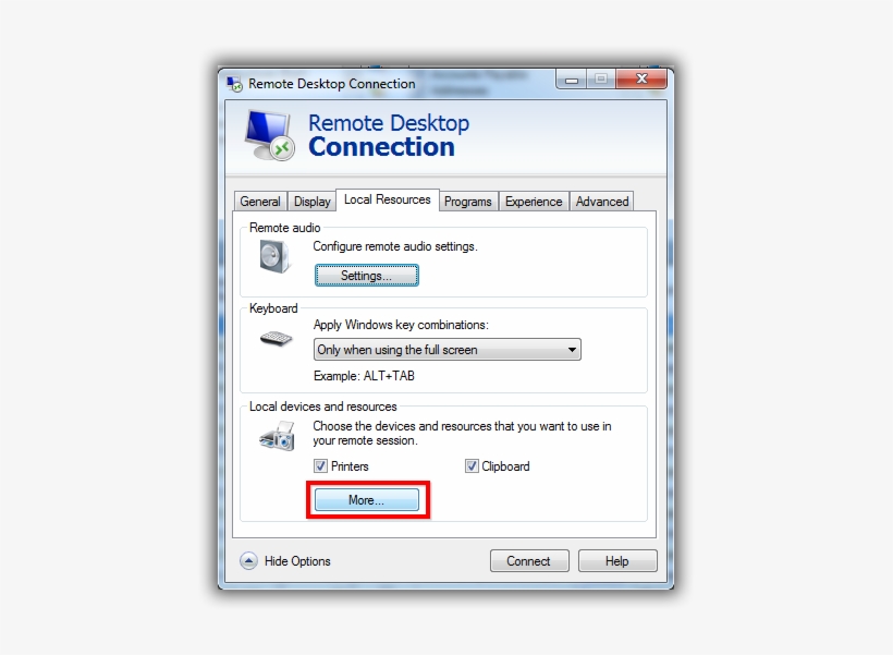 Expand The Different Branches To Display The Options - Remote Desktop ...