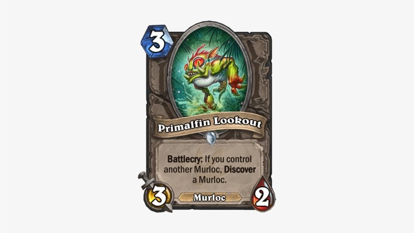 Primalfin Lookout - Murloc Card - Free Transparent PNG Download - PNGkey